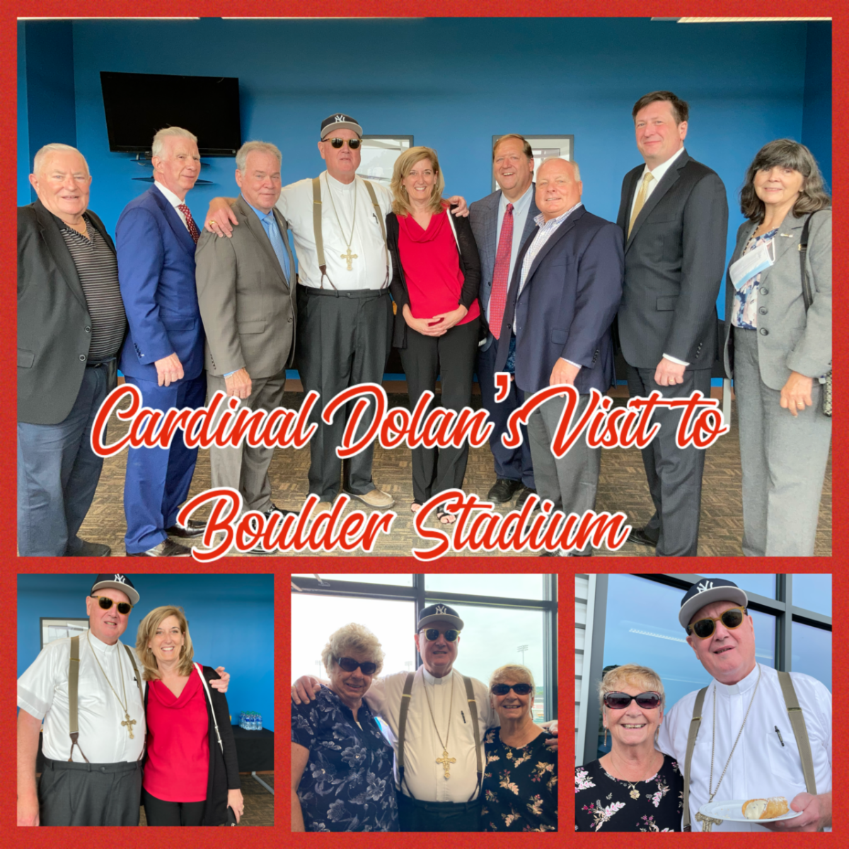 Cardinal Dolan visits Boulders Stadium - Rockland News - No paywall. No ...