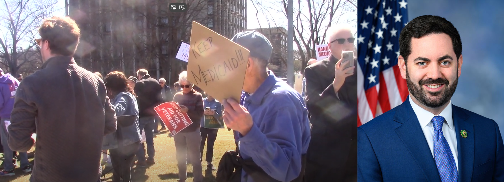 Protesters Rally at Lawler’s Office Over Social Security, Medicare ...