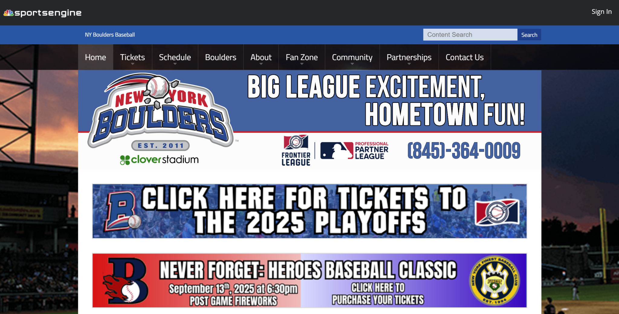 Rockland's NY Boulders Baseball Team First Playoff Game Tonight ...